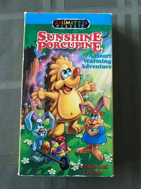RARE PORCUPINE ANIMATED Musical Classic VHS Video 1990 - Free Shipping ...