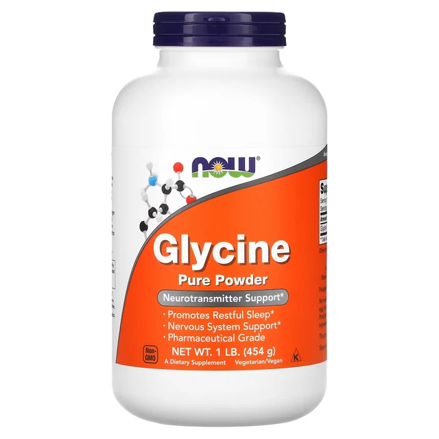 NOW FOODS, GLYCINE, Pure Powder, 1 lb (454 g), Expiry:07/2028 £36.99 ...