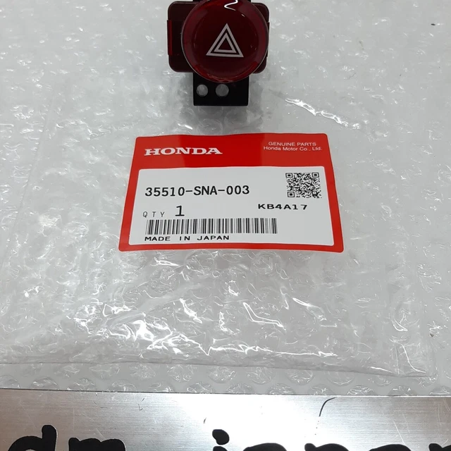 HONDA 35510-SNA-003 06-11 CIVIC FD1 FD2 TYPE R Hazard Switch Genuine ...