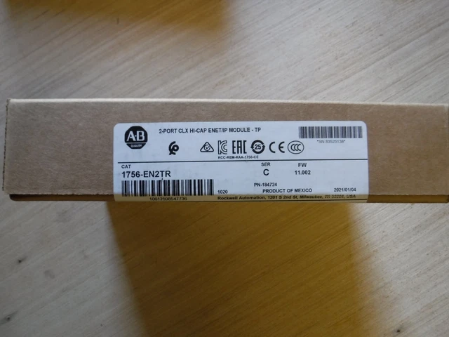 ALLEN-BRADLEY 1756-EN2TR/C CONTROLLOGIX modulo Ethernet 2021 SIGILLATO ...