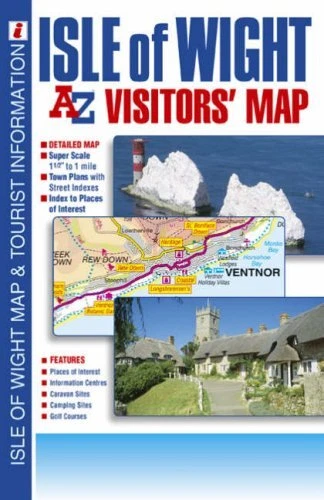 ISLE OF WIGHT Visitors' Map, Geographers' A-Z Map Compa £99.99 ...