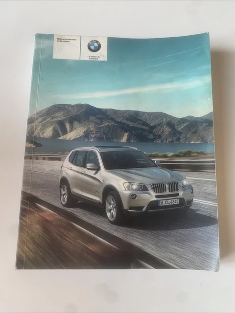 MANUEL NOTICE D Utilisation BMW X3 EUR 45,00 - PicClick FR