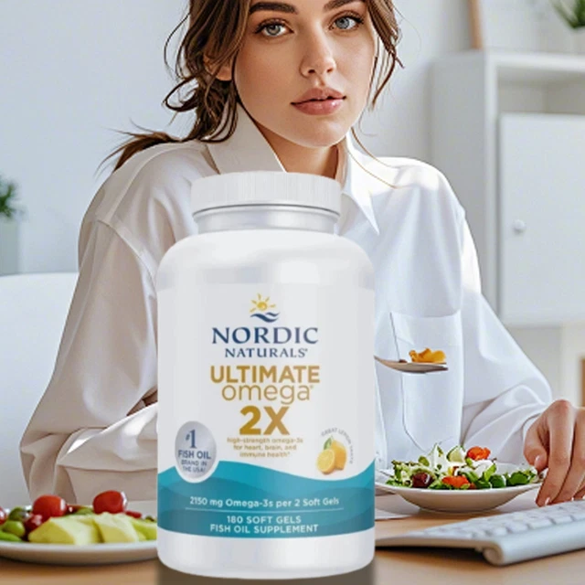 NORDIC NATURALS ULTIMATE Omega 2X Softgels, 2150 Mg, Fish Oil, 180 Ct £ ...