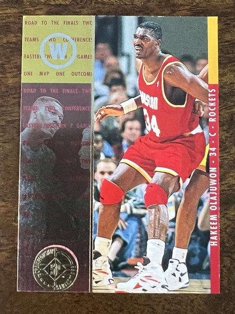 1995 UPPER DECK SP Championship Series Hakeem Olajuwon #10 - Houston ...