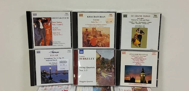 78 X NAXOS Classical CD JobLot - Mozart Haydn Handel Bartok Rossini ...