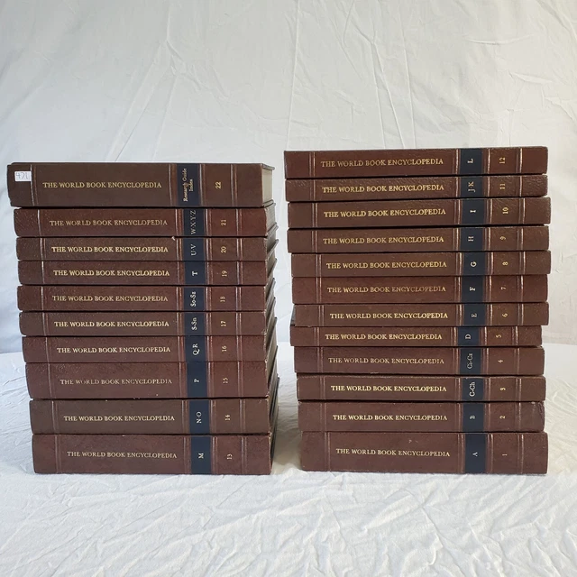 THE WORLD BOOK Encyclopedia 22 Book Complete Set 1979 Good Condition ...