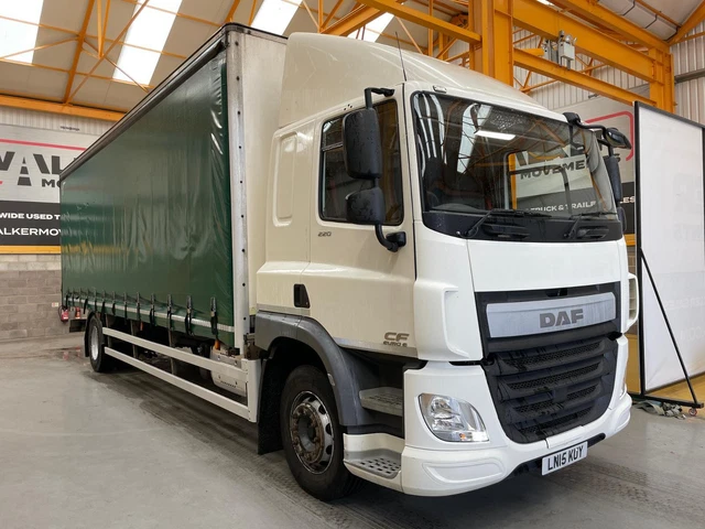 DAF CF 220 *Euro 6* 4X2, 18 Tonne Curtainsider £9,750.00 - PicClick UK
