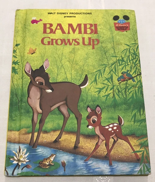 BAMBI GROWS UP - Disney’s Wonderful World Of Reading 1979 HC $9.89 ...