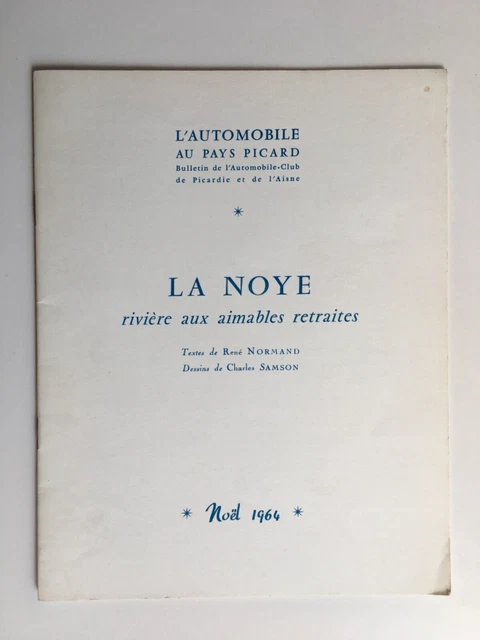 NORMAND ILL. DESSIN Samson L'AUTOMOBILE AU PAYS PICARD bulletin Noël ...