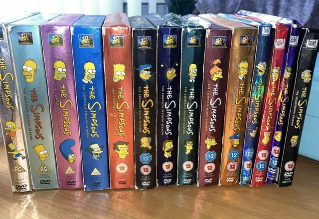 THE SIMPSONS DVD boxset bundle season series 1-14 Good Overall ...