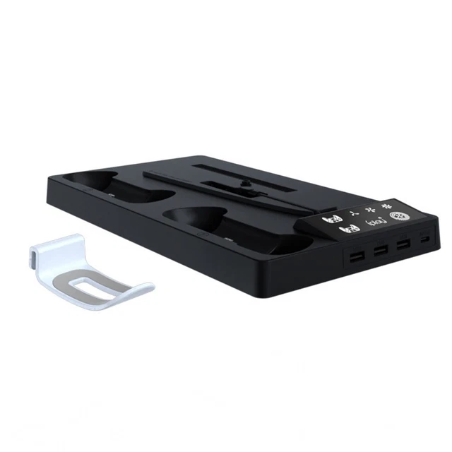 COOLING STATION FOR PS5 Pro with 3 Adjustable Speed Fans and Controller ...