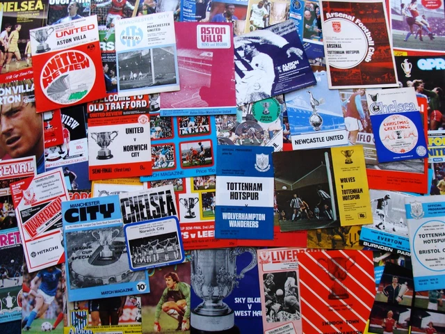 LEAGUE CUP SEMI FINALS - 70 different programmes from late 1960's to ...