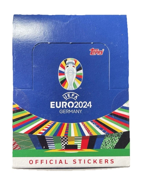 TOPPS UEFA EURO 2024 Germany Football Stickers FULL BOX 100 PACKS NEW £ ...