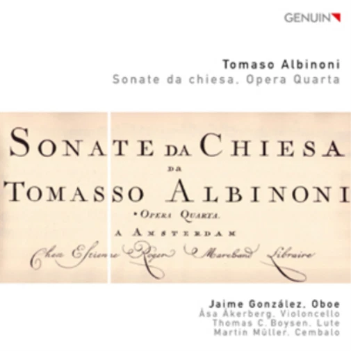 TOMASO ALBINONI TOMASO Albinoni: Sonate Da Chiesa, Opera Quarta (CD ...