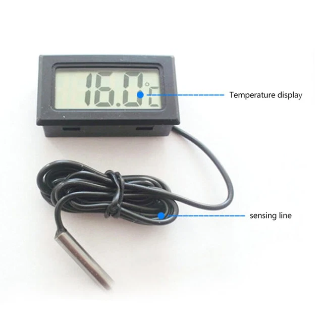 THERMOM TRE NUM RIQUE cran LCD facile lire pour la surveillance du cli EUR 8,99 - PicClick IT