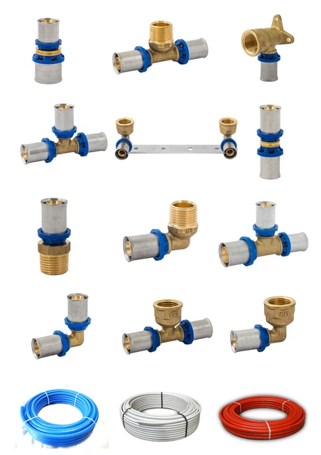 EMMANCHEMENT MULTICOUCHE DVGW Tuyau Composite Th 16x2 20x2 26x3 32x3 ...