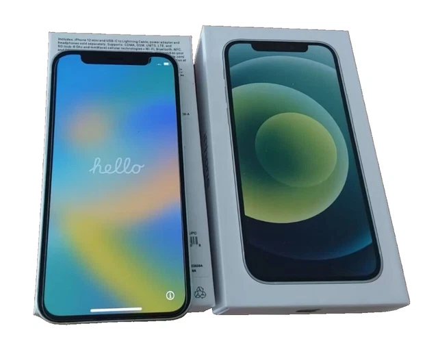 APPLE IPHONE 12 mini - 256 Go -Vert (Déverrouillé)-Occasion- En parfait ...