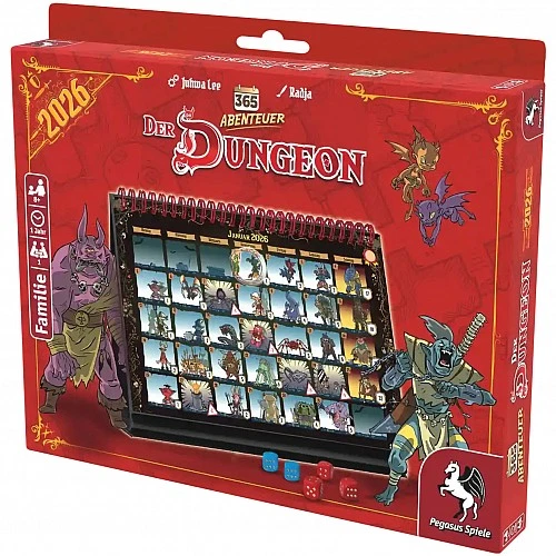 LE DUNGEON - 365 Aventures - Calendrier 2026 - Allemand EUR 34,32 ...