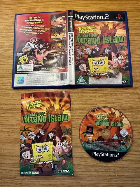 SPONGEBOB AND FRIENDS BATTLE FOR VOLCANO ISLAND Playstation 2 PS2 £4.99 ...
