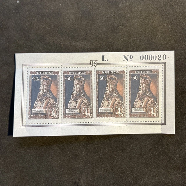 WW2 WWII GERMAN Third Reich Nazi WAFFEN SS Feldpost Flemish Legion ...