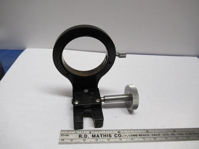 ANTIQUE BAUSCH LOMB Brass Condenser Holder Microscope Optics As ...