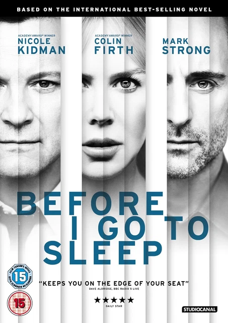 BEFORE I GO To Sleep (DVD) Nicole Kidman Colin Firth Mark Strong Anne ...