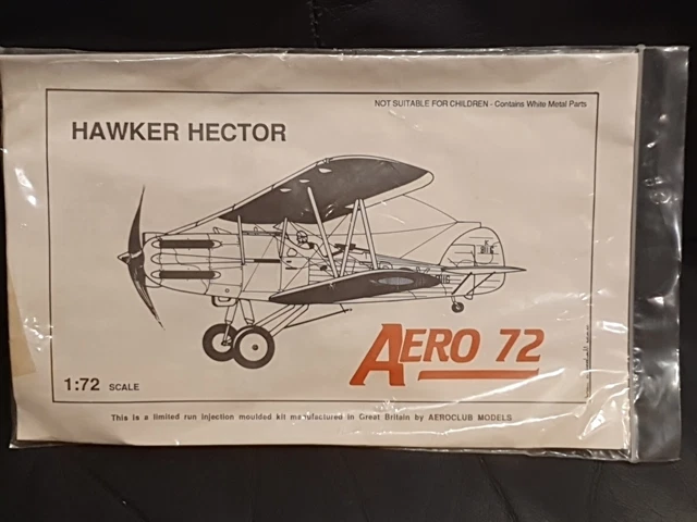 AEROCLUB AERO72 HAWKER Hector short run 1/72nd scale model kit £15.00 ...