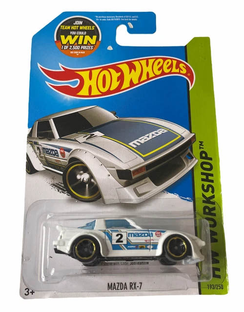 HOT WHEELS MAZDA RX-7 SA22 White - Combined Postage Available $22.98 ...