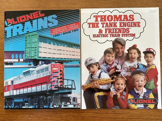 LIONEL CATALOG 1992 Book Two~diesel+steam locomotive+1994~Thomas the ...