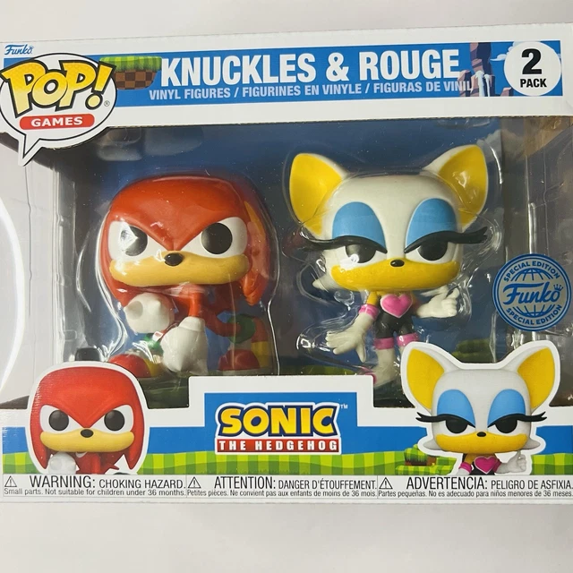 FUNKO POP KNUCKLES And Rouge Sonic The Hedgehog Funko Special Edition ...