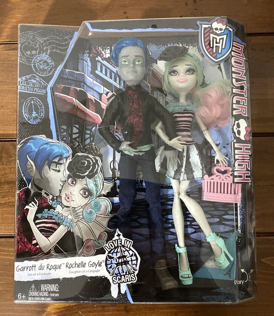 MONSTER HIGH LOVE in Scaris Garrott du Roque & Rochelle Goyle Doll Set ...