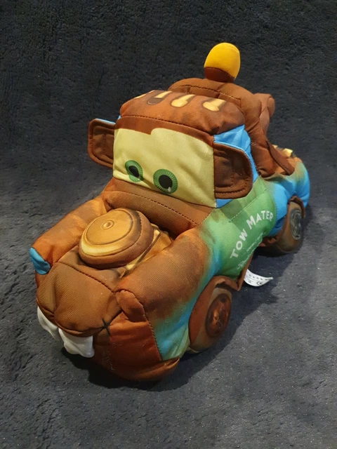MATTEL DISNEY PIXAR Cars Talking & Joking Tow Mater Soft Plush Tow ...