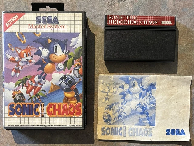 SONIC THE HEDGEHOG Chaos - Sega Master System - PAL Complete Tested ...