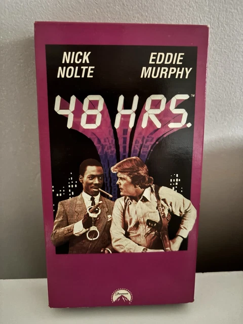 48 HRS MOVIE (hours) VHS Paramount Pictures 1982 - 1997 Eddie Murphy ...