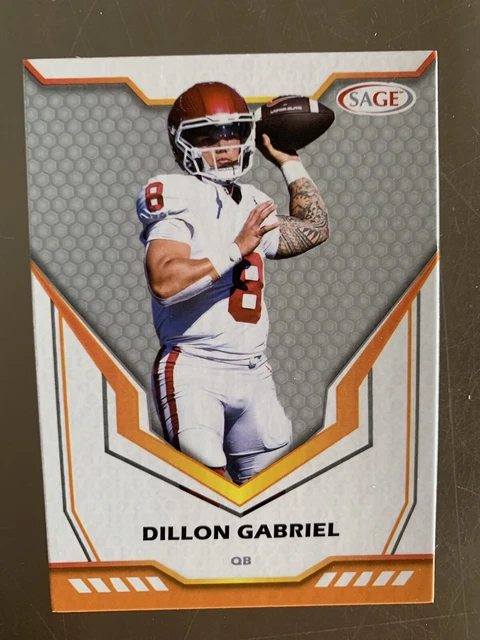 CARTA ARGENTO DILLON Gabriel 2024 Sage Football #51 EUR 1,70 - PicClick IT