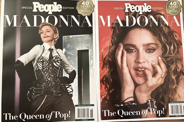 MADONNA-PEOPLE MAGAZINE SPECIAL Edition 40 Years Of Music -2 Magazines ...