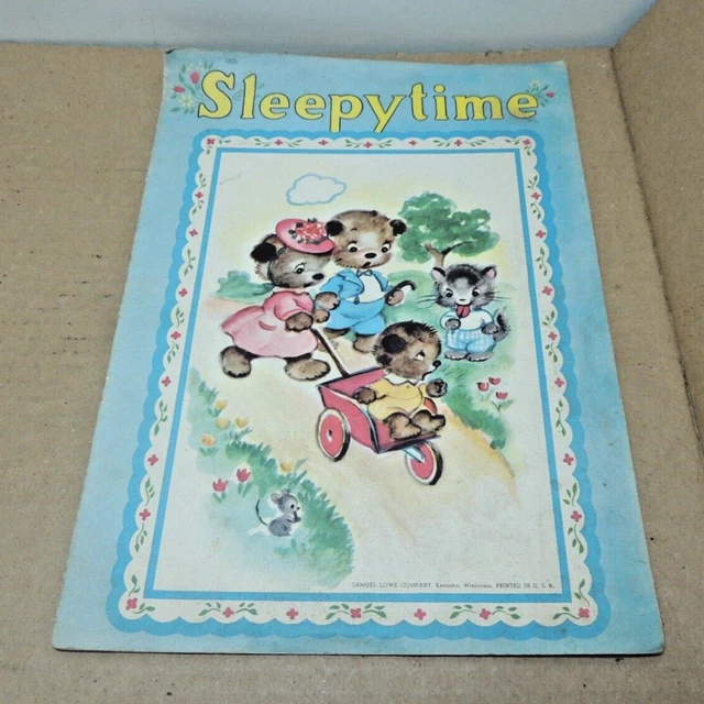 SLEEPYTIME SAMUEL LOWE Company 1947 histoires de coucher vintage EUR 12 ...