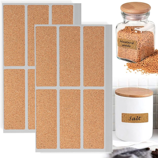 SEALING STICKER BISCUIT Bag Seal Sticker Self Adhesive Cork Wooden ...