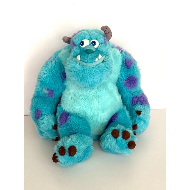 DISNEY PIXAR MONSTERS Inc Sully Plush 12 inch Sullivan Blue Soft ...
