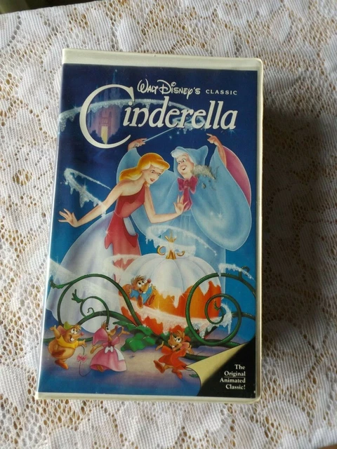 WALT DISNEY CINDERELLA Black Diamond Vhs 410 * Mcmxlix * $16.88 ...