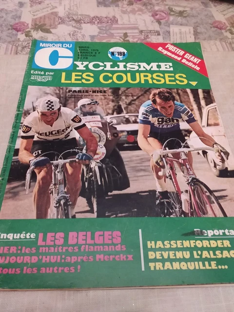MIROIR DU CYCLISME N*198 Paris Nice 1975 Zoetemelk Merckx Maertens ... MIROIR DU CYCLISME N*198 Paris Nice 1975 Zoetemelk Merckx Maertens ...