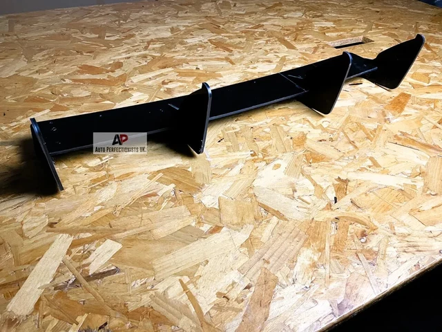 VW GOLF MK7 TSI TDI Rear Blade Shark Fin Diffuser Spoiler Splitter Body ...