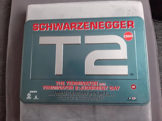 THE TERMINATOR T2 VHS Video Limited Edition Box Set Tin Arnold ...