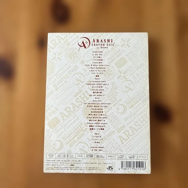 ARASHI AROUND ASIA DOME DVD Japan g1 £35.90 - PicClick UK
