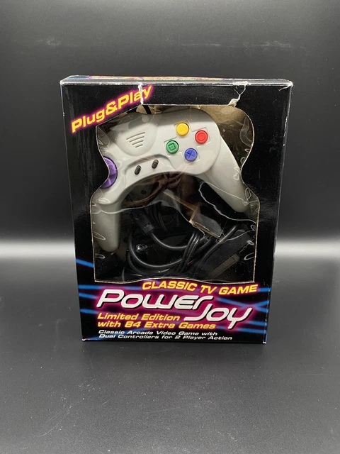 POWER-JOY GAME FAMICOM Plug & Play 2 Controllers Cartridge PJ-008 Set ...