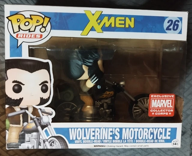 WOLVERINES MOTORCYCLE #26 Funko Pop Ride. MARVEL X-MEN. Hard To Find 🔥 ...