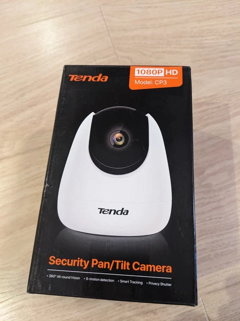TENDA SECURITY PAN/TILT Camera - Model-CP3 1080P NIGHT VISION MOTION ...