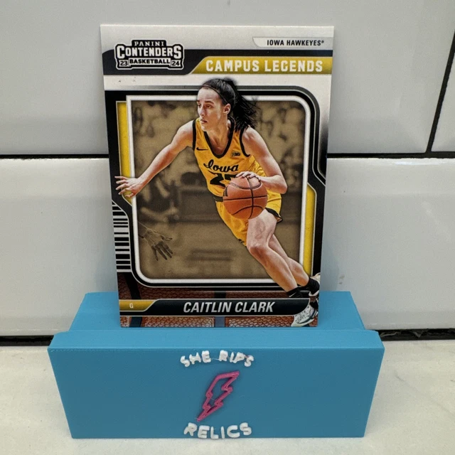 2023-24 PANINI CAITLIN Clark Collection Contenders Campus Legends #CL3 ...