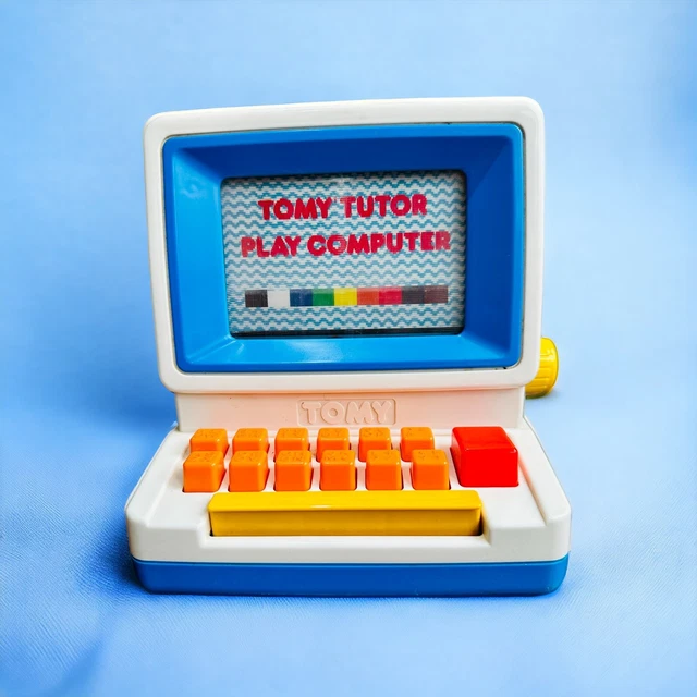 1980S VINTAGE RETRO Tomy Tutor Play Computer Rare Learning Toy £37.99 ...
