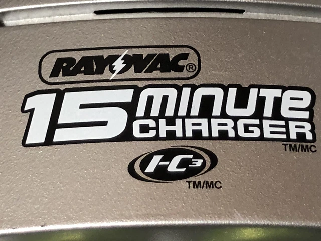 RAYOVAC PS5 BATTERY Charger ONLY 15 minute 4 AA or AAA Batteries I-C3 ...